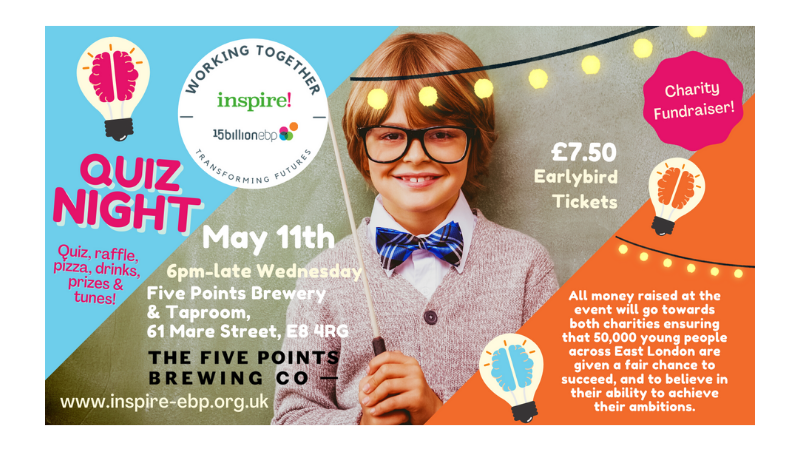 Quiz night: 15billionebp & Inspire Fundraiser - 15 Billion EBP